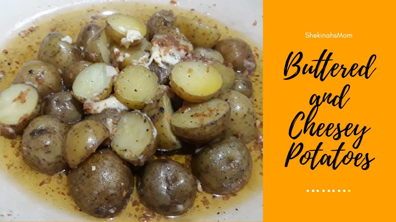 HOW TO COOK BUTTERED AND CHEESEY POTATOES? POTATO MARBLE IN BUTTER AND ...