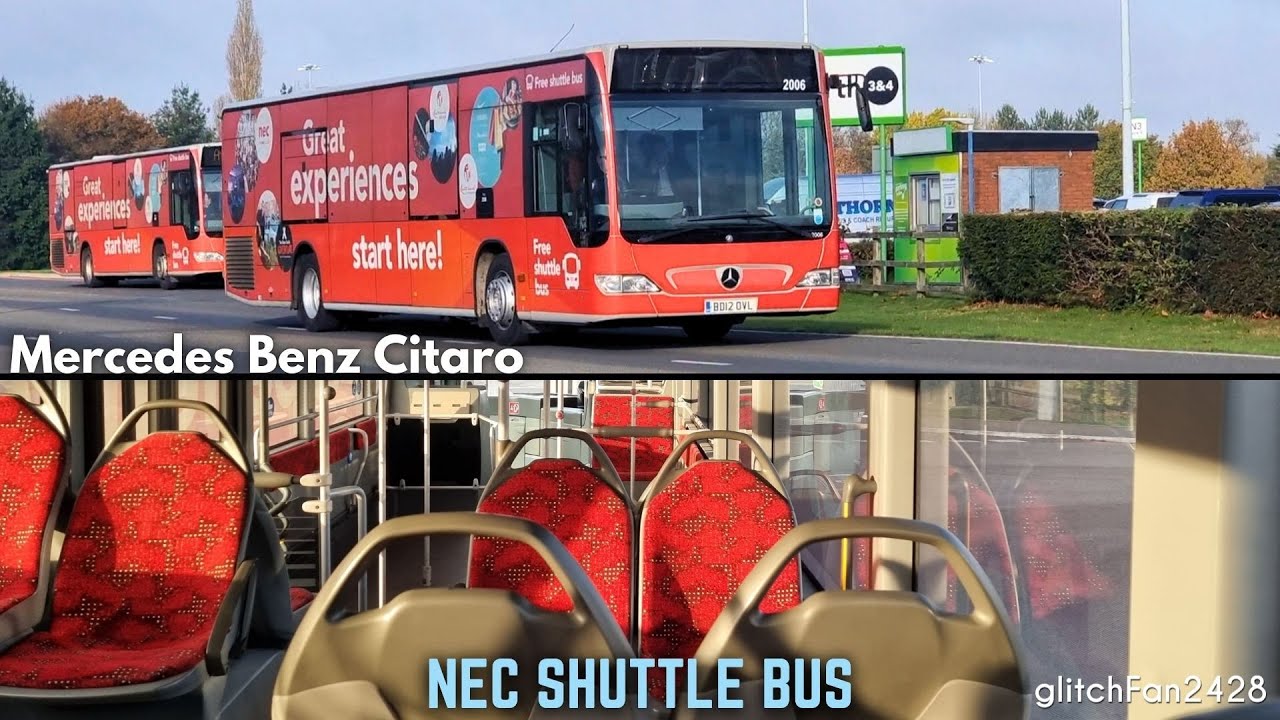 Mercedes Benz Citaro Shuttle Buses at NEC Birmingham - YouTube