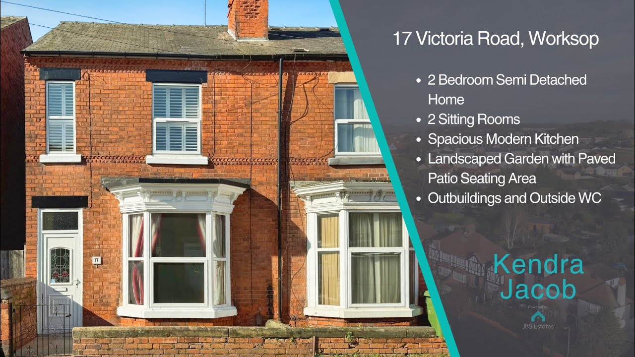 NEW PROPERTY FOR SALE! 17 Victoria Road, Worksop - YouTube