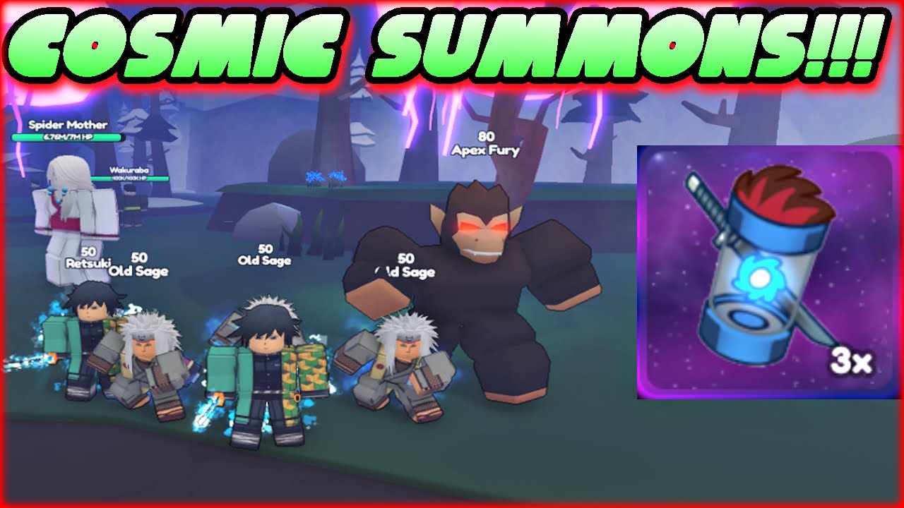 ALL MY INSANE COSMIC SUMMONS IN ANIME CHAMPIONS SIMULATOR!!! - YouTube