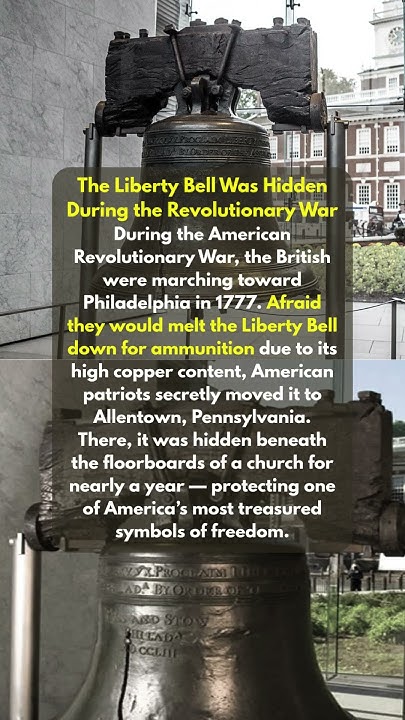 The Liberty Bell Was Hidden During the Revolutionary War - YouTube
