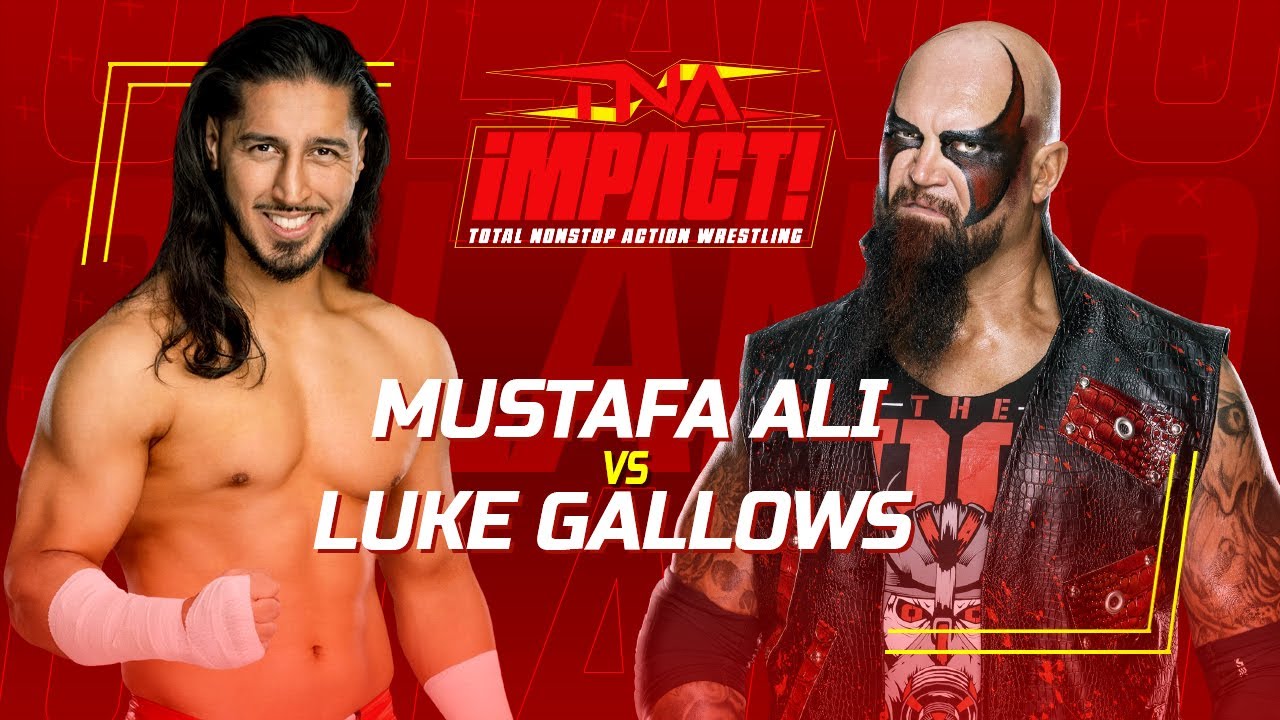 Mustafa Ali VS Luke Gallows (TNA #1 WWE 2K24) - YouTube