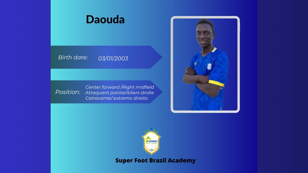 Super Foot Brazil Academy - Highlights Match! Attaquant: Daouda - YouTube