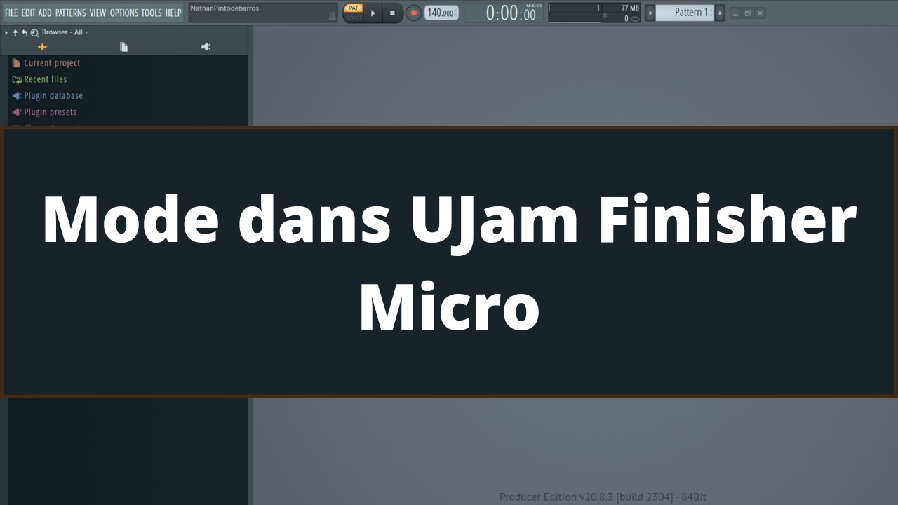 Mode dans UJam Finisher Micro - YouTube
