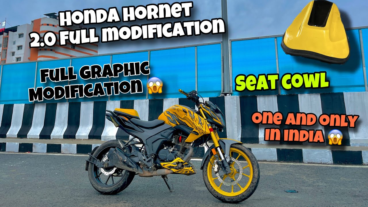 Honda hornet 2.0 full modified|Seat Cowl for Hornet 2.0|hornet 2.0 seat ...