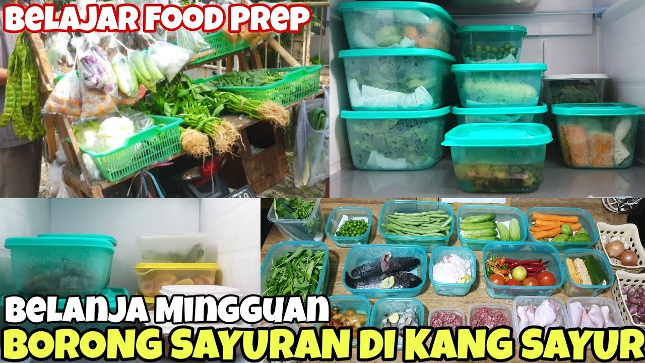 BELANJA MINGGUAN HEMAT | BORONG SAYURAN DI TUKANG SAYUR | FOOD PREPARATION INDONESIA - YouTube