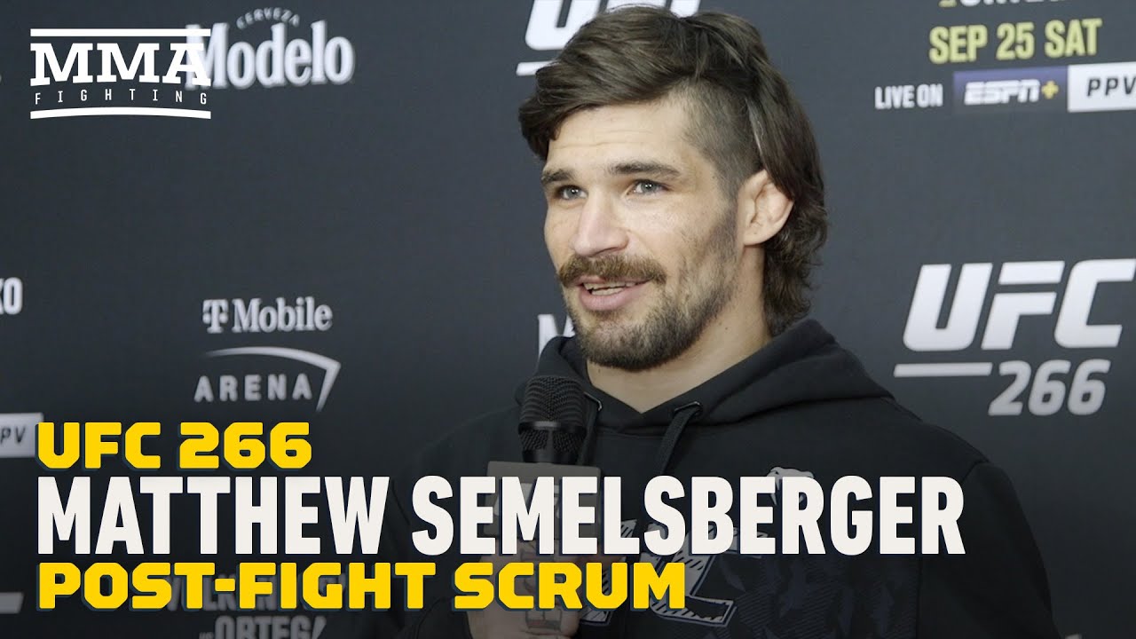 Matthew Semelsberger Reacts To 15-Second KO Of Martin Sano | UFC 266 ...