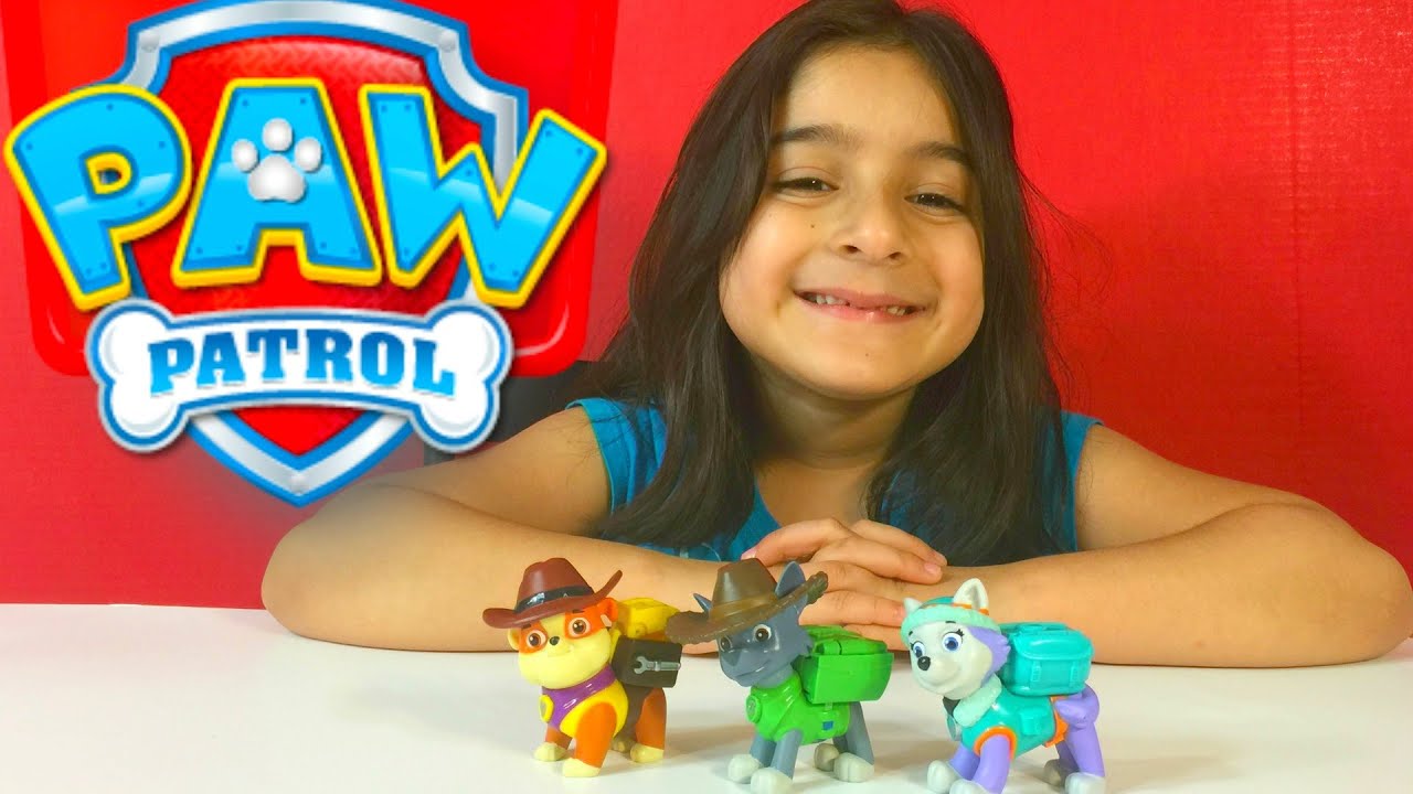 PAW PATROL Nickelodeon Paw patrol hero pups series Cowboy Rubble, Rocky ...