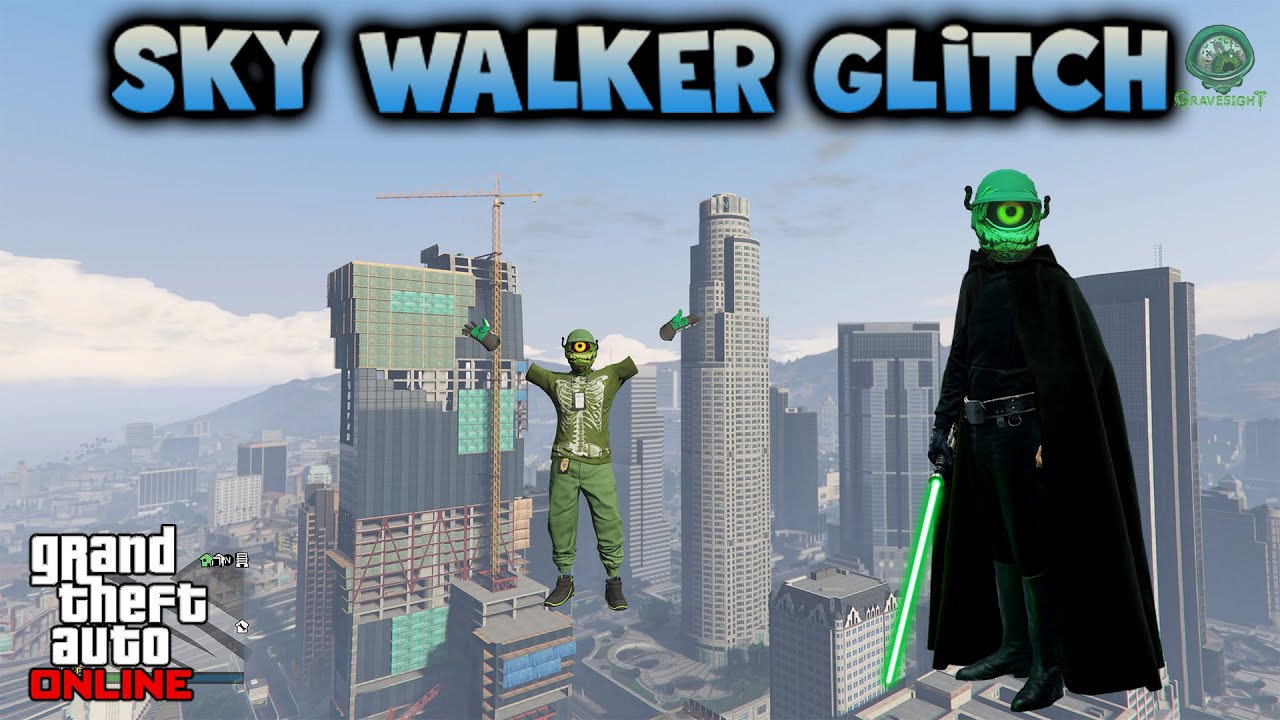 Sky Walker Glitch | GTA Online - Walk In The Sky Glitch - YouTube