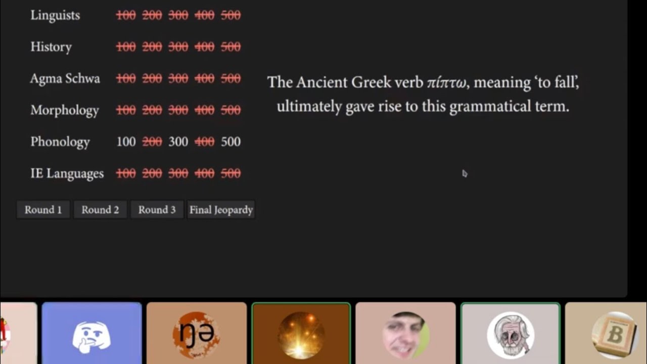 Linguistics Jeopardy! with Big Lang -- nguhstream #38 - YouTube