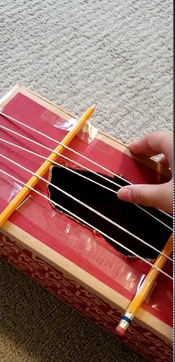 Homemade string instrument - YouTube