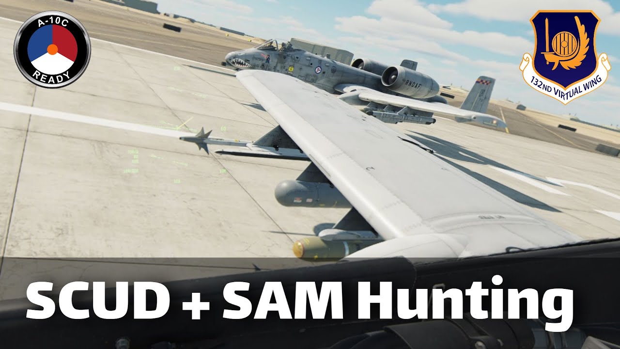 A-10C SCUD and SA-8 Hunting | +Tacview | DCS in VR - YouTube