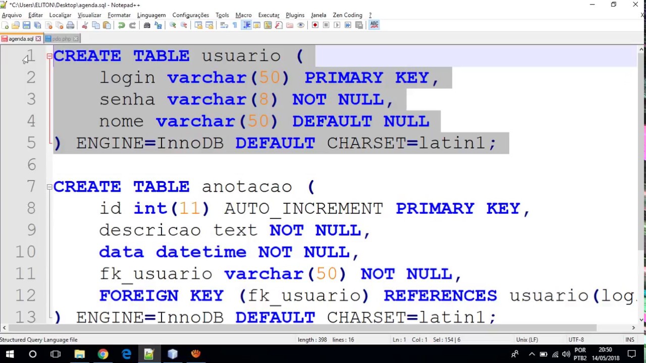 Sistema de login em PHP e MySql - YouTube
