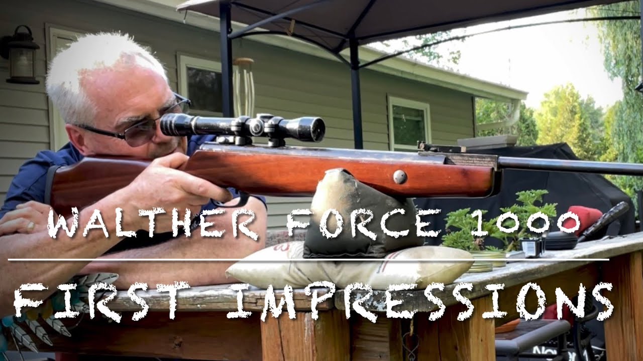 Walther force 1000 .177 break barrel pellet rifle. First impressions ...