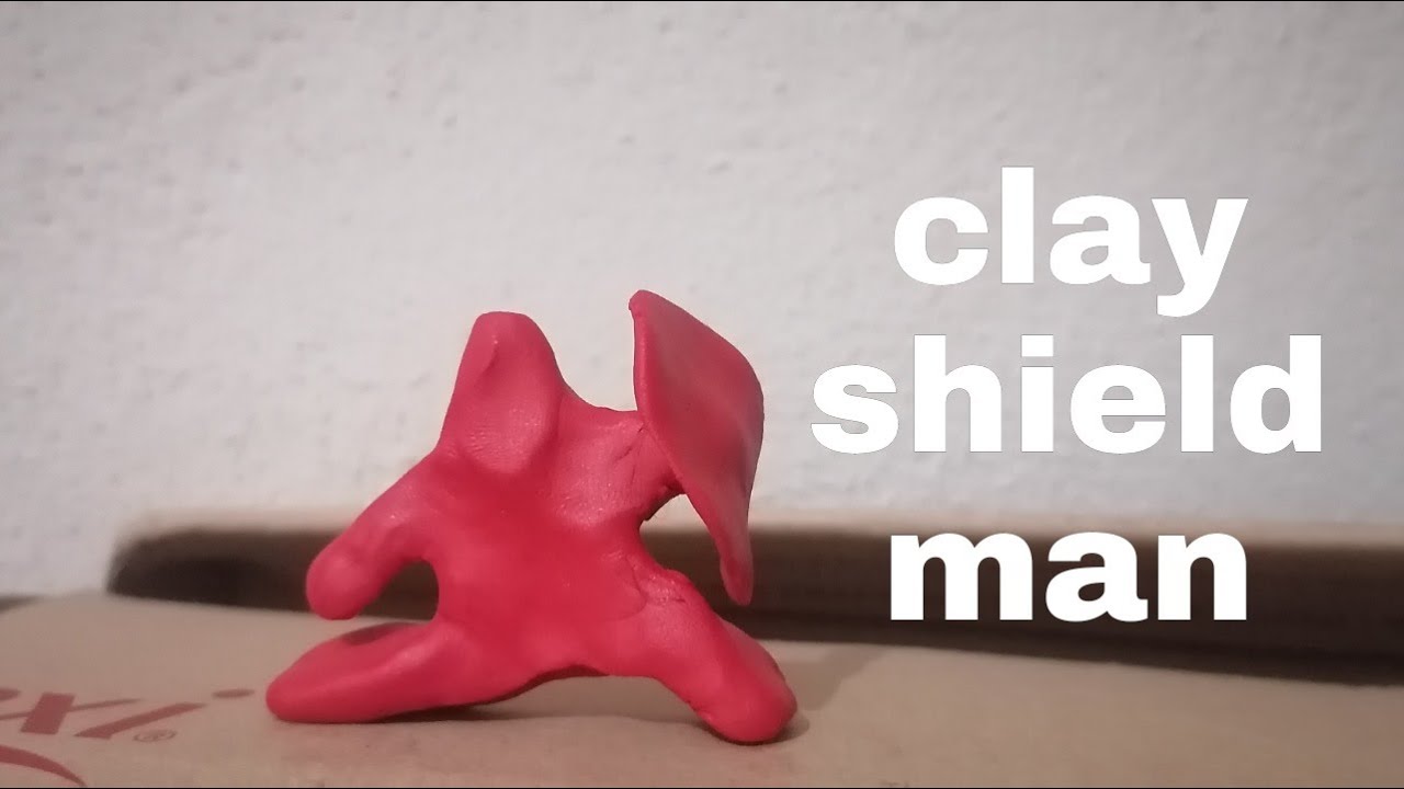 Clay shield Man! - stop motion - YouTube
