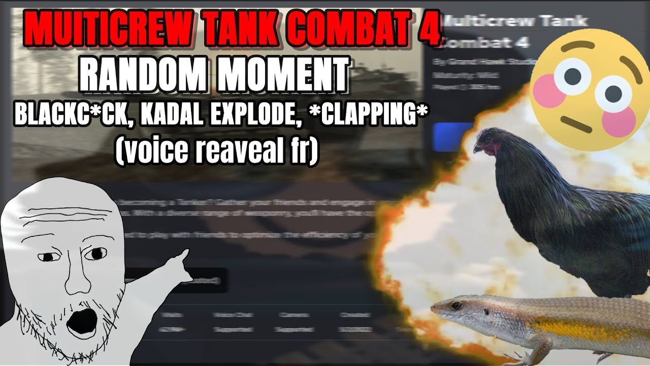 MTC4 moment (voice reaveal): blackc*ck, kadal explode, *clapping😳 ...