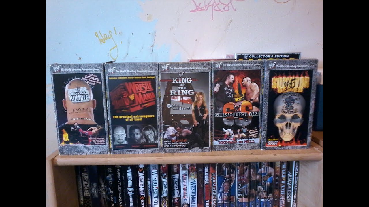 Review - WWF The Classic Five Of 1998 - VHS Box set - YouTube