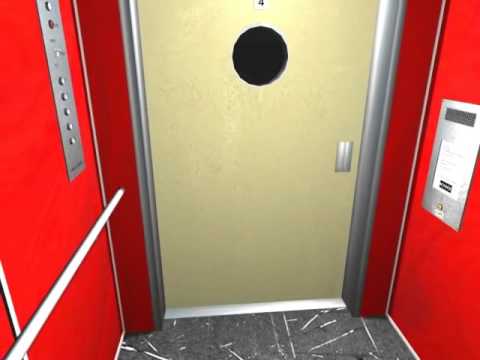 3D elevator Animation, based on a real elevator (#2)