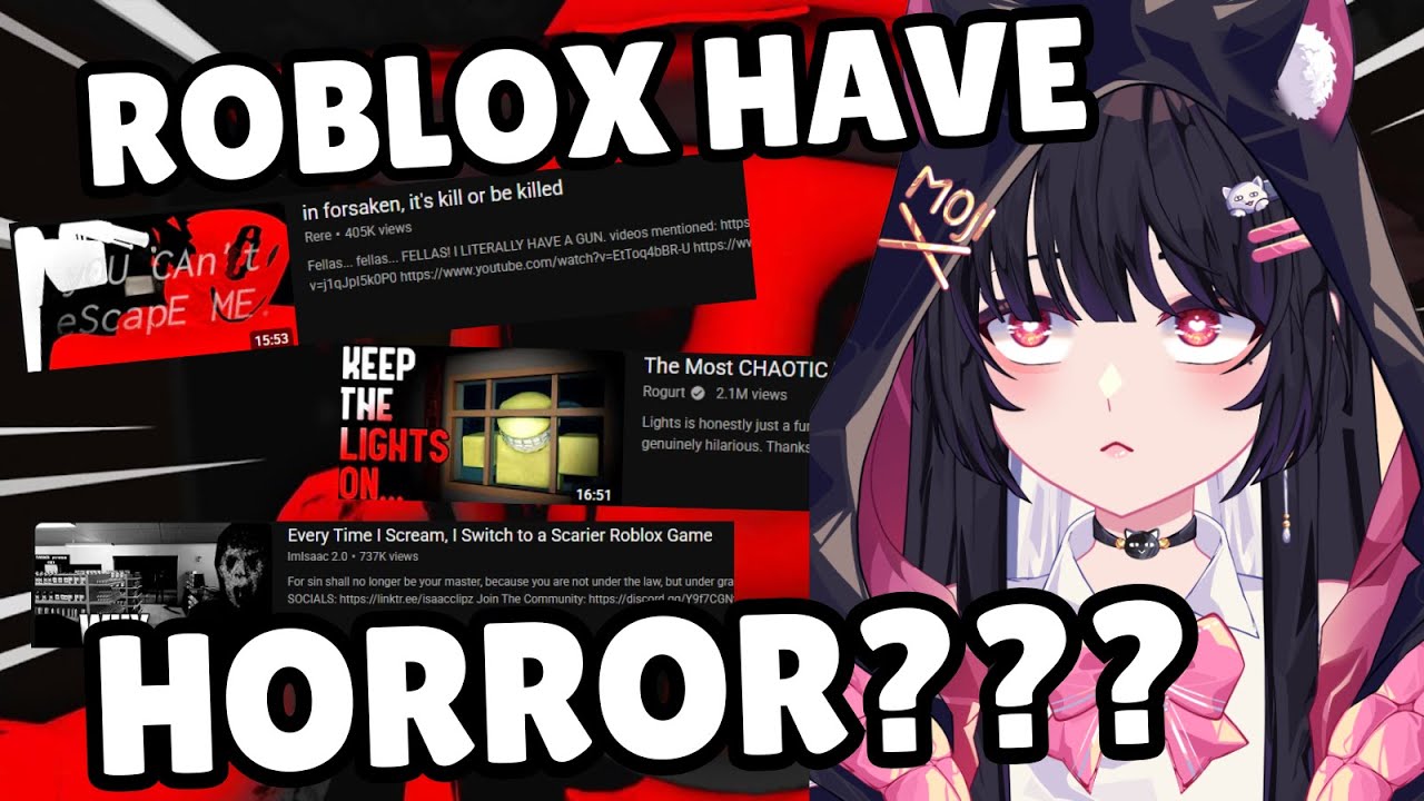 REACTING TO ROBLOX HORROR GAMES | Rogurt, Rere, Imisaac 2 0 - YouTube