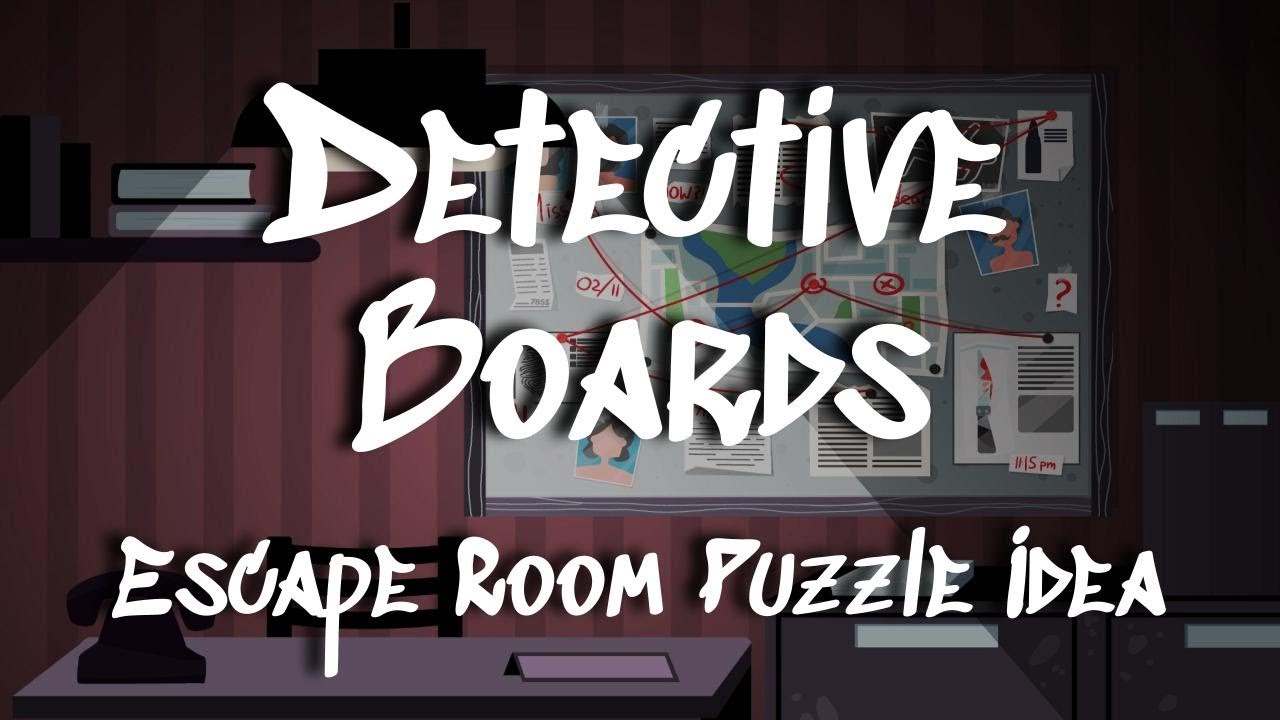 DIY Escape Room Puzzle Idea: Detective Boards & How to Solve Them - YouTube