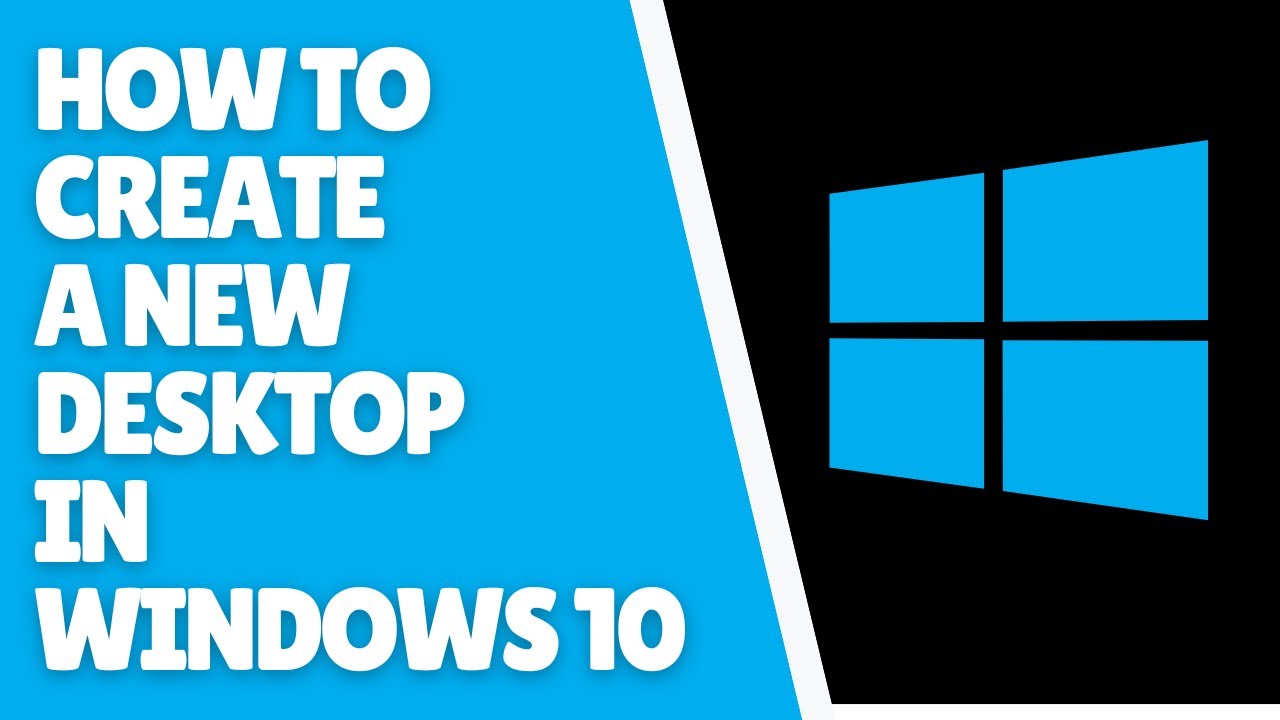 How to Create a New Desktop in Windows 10 - YouTube