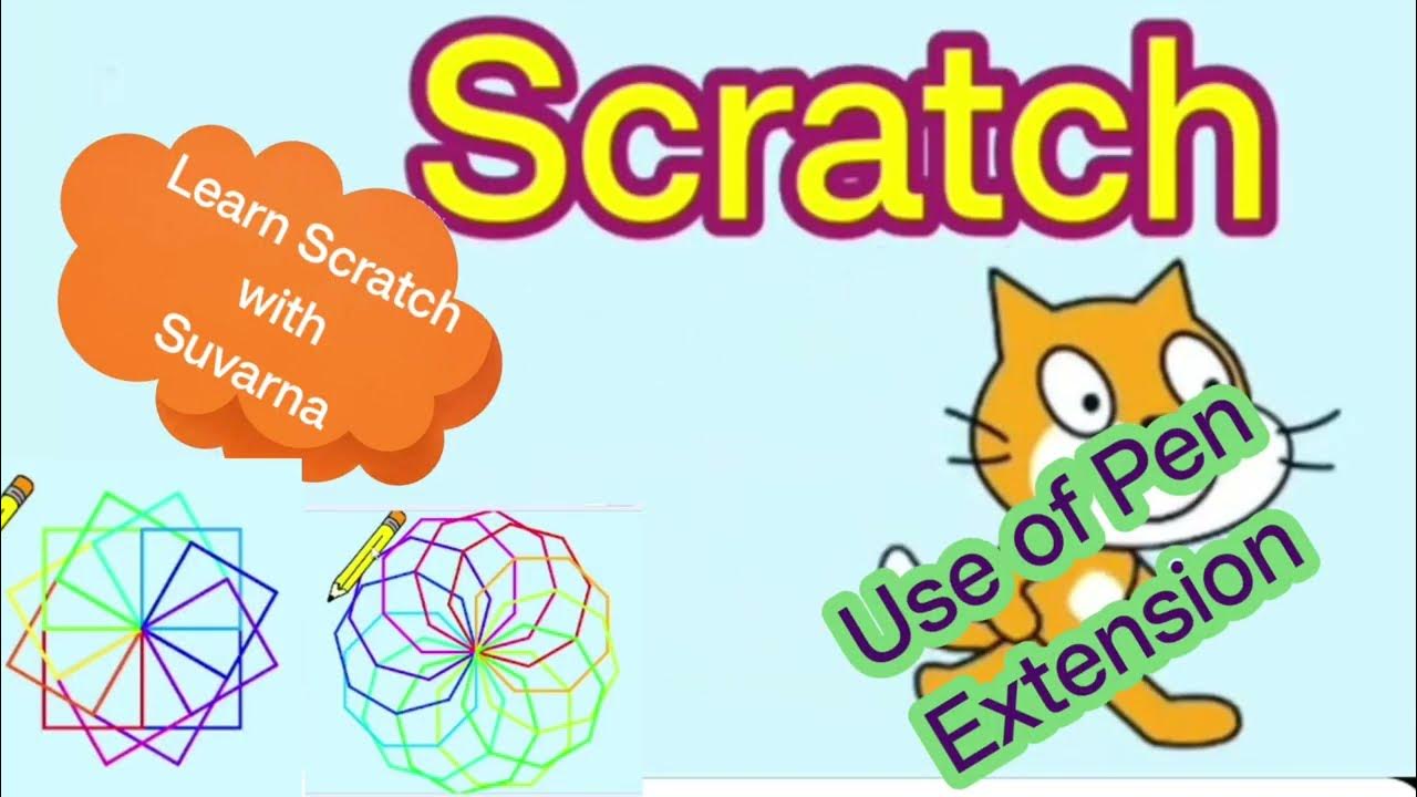 Scratch / How to use pen extension /Full Tutorial - YouTube