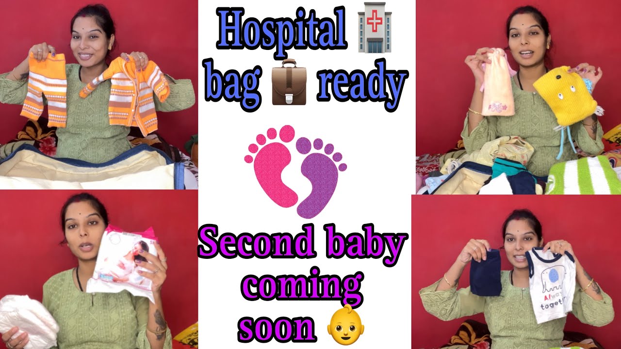 Hospital bag 💼 for may second baby 👶 for normal delivery 🤰# ...