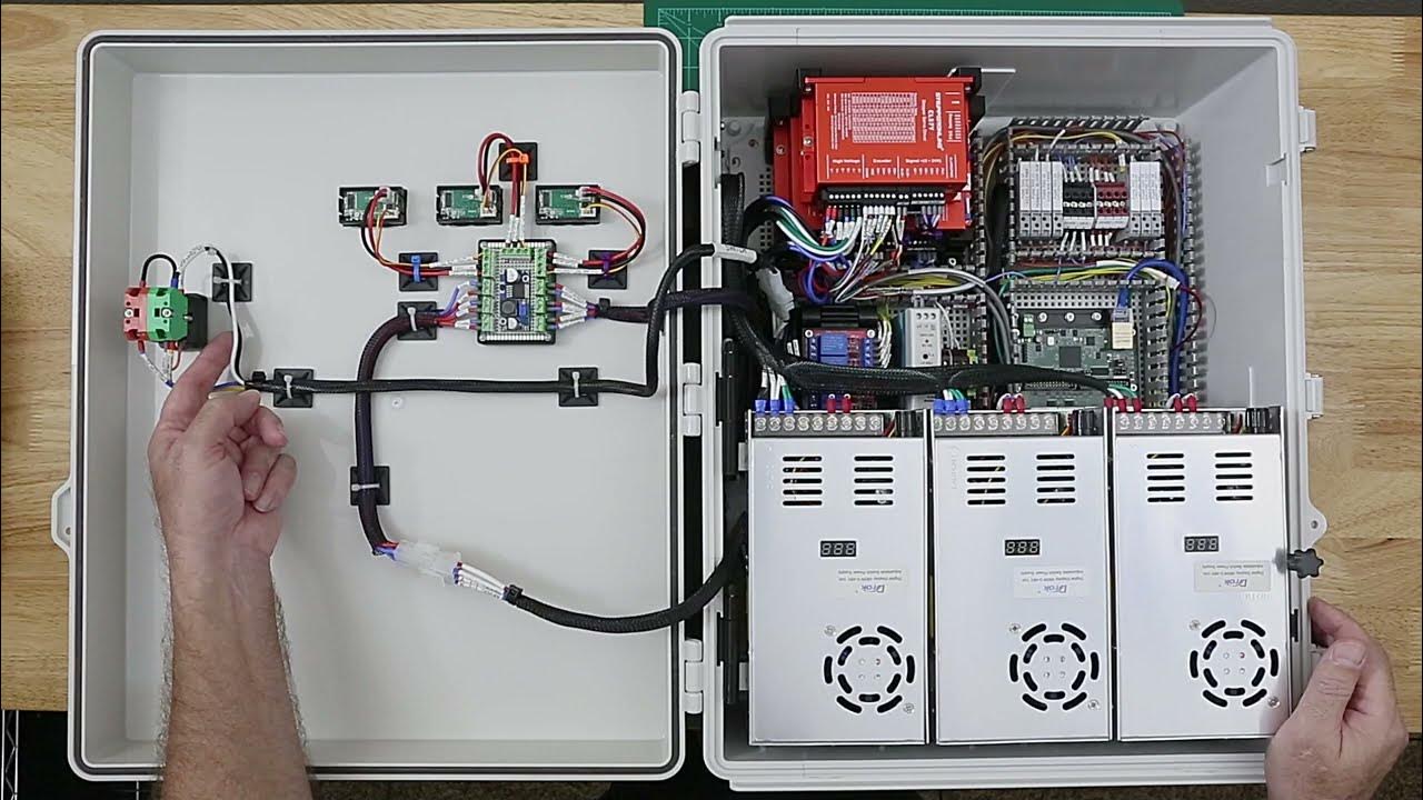 CNC Conversion - Electronics Enclosure Gets Powered On - YouTube
