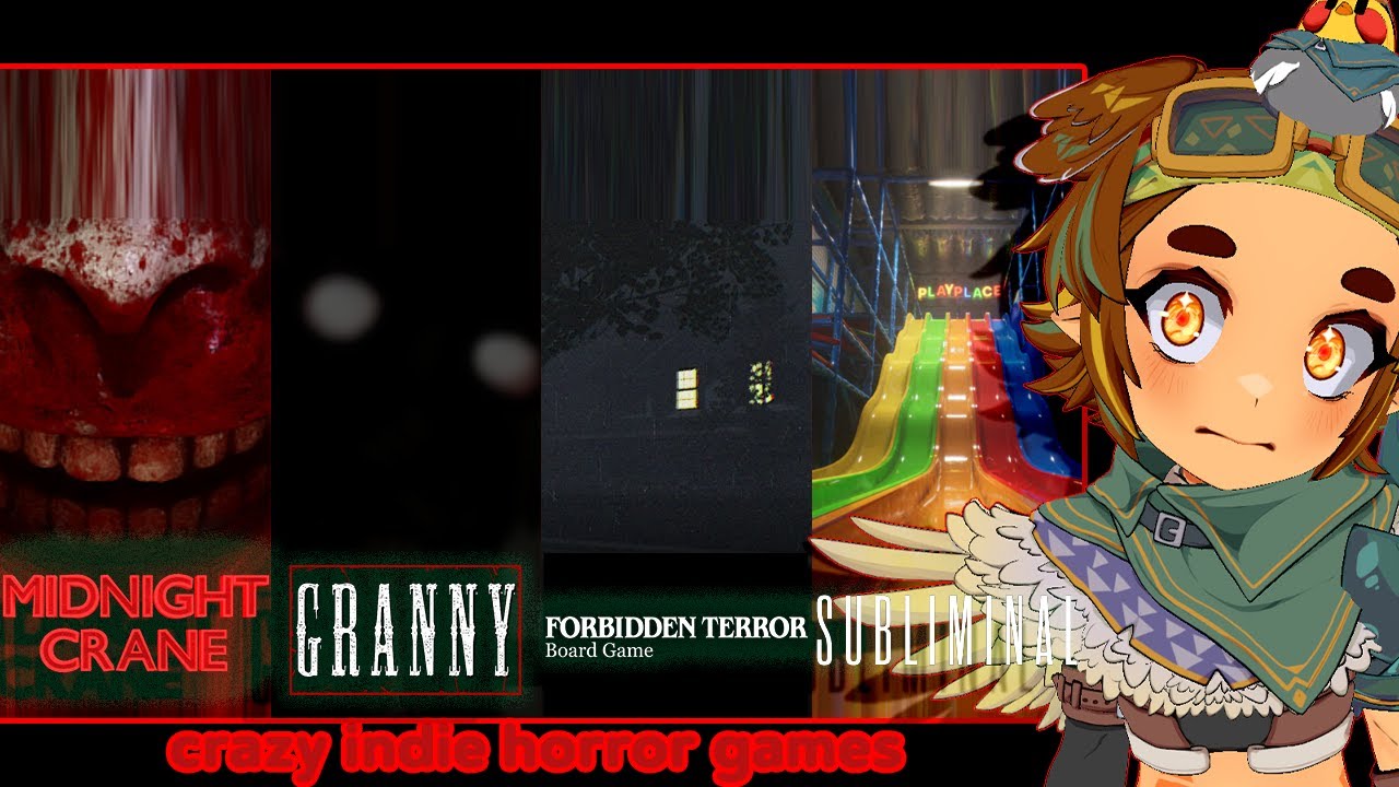 [HORROR GAME] 4 CRAZY INDIE HORROR GAMES (VERTICAL) [VTUBER] - YouTube