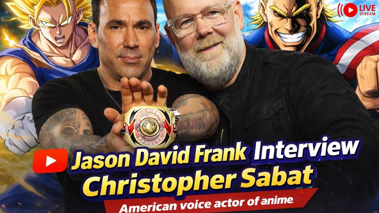 Jason David Frank Interview Christopher Sabat American voice actor of ...