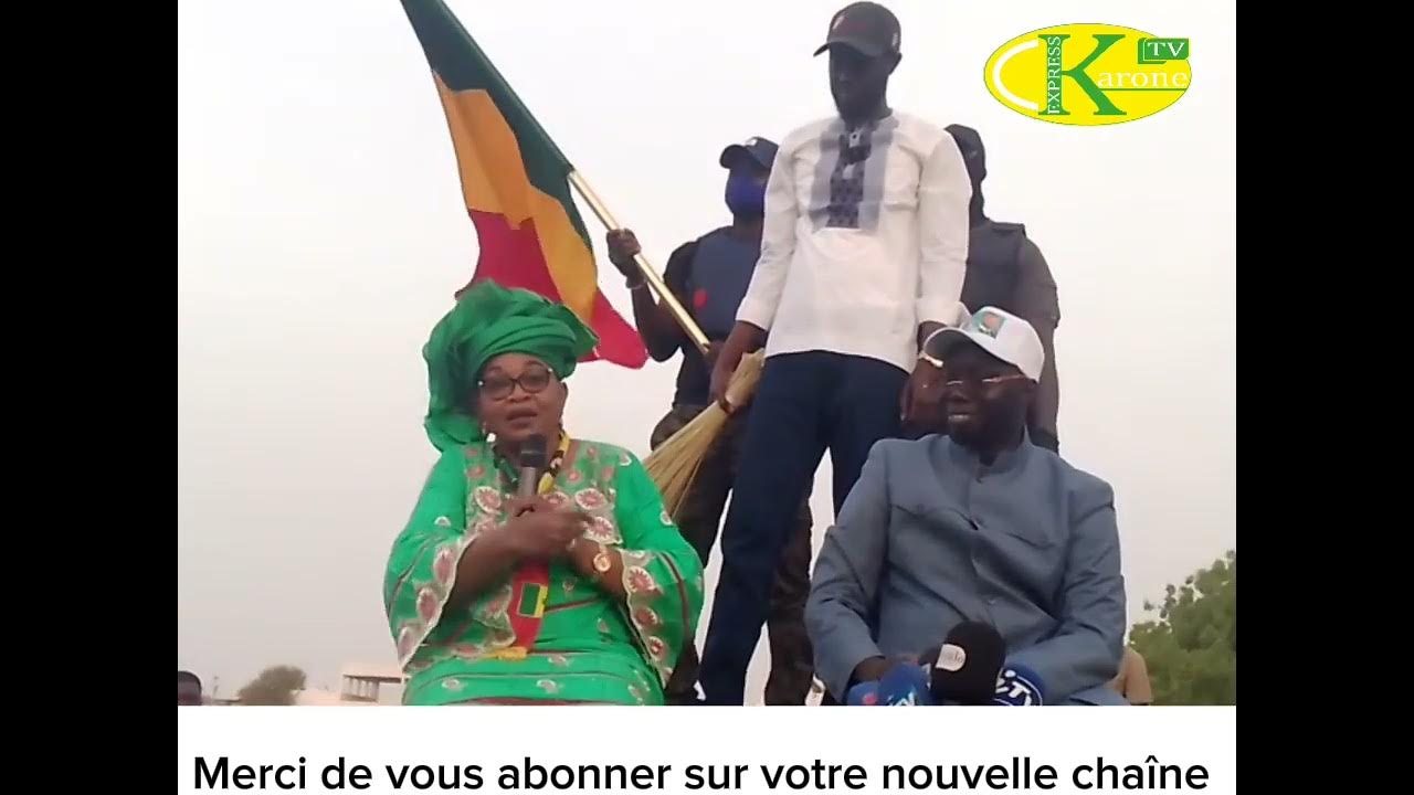 Caravane Diomaye Président Aïda Mbodj Livre Un Discours Historique à