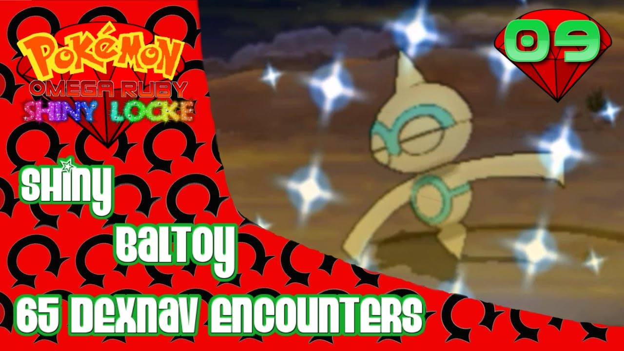 Shiny Baltoy 65 DEXNAV ENCOUNTERS - Omega Ruby Shiny Locke Shiny #09 ...