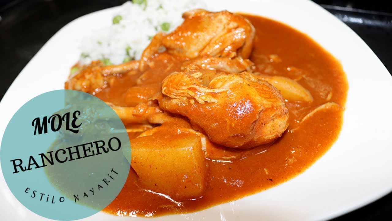 MOLE RANCHERO ESTILO NAYARIT/COMO HACER/RECETA FÁCIL - YouTube