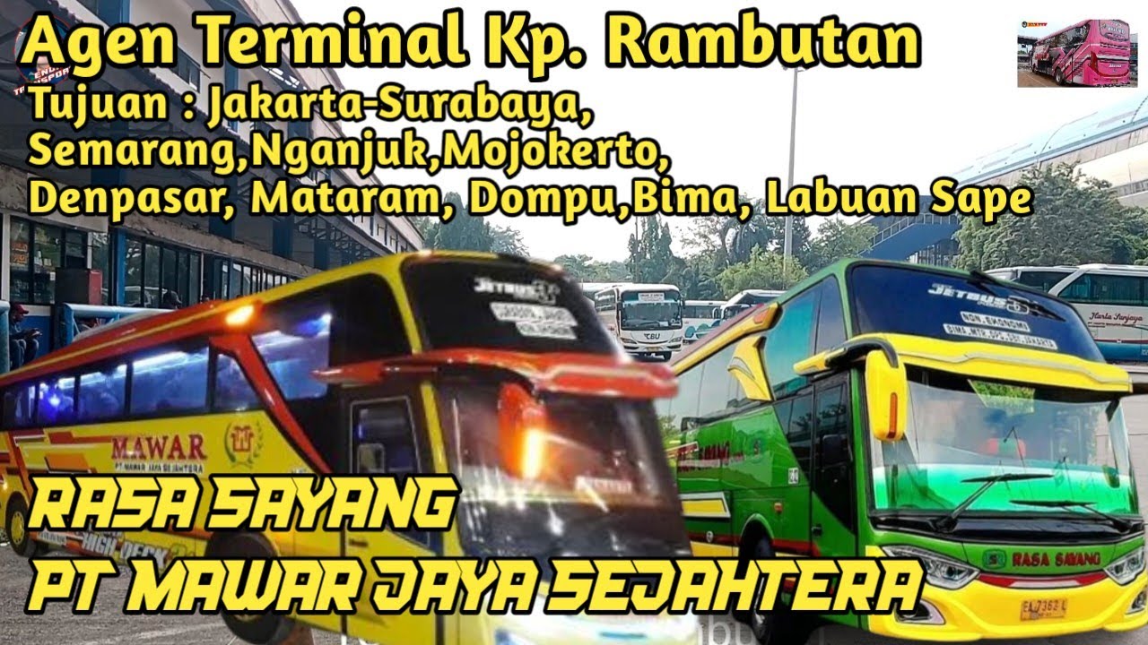 Bus Rasa Sayang & PT Mawar Jaya Sejahtera Jakarta-Surabaya, Jakarta ...