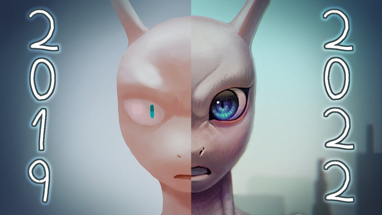 Mewtwo Fanart Remake - YouTube