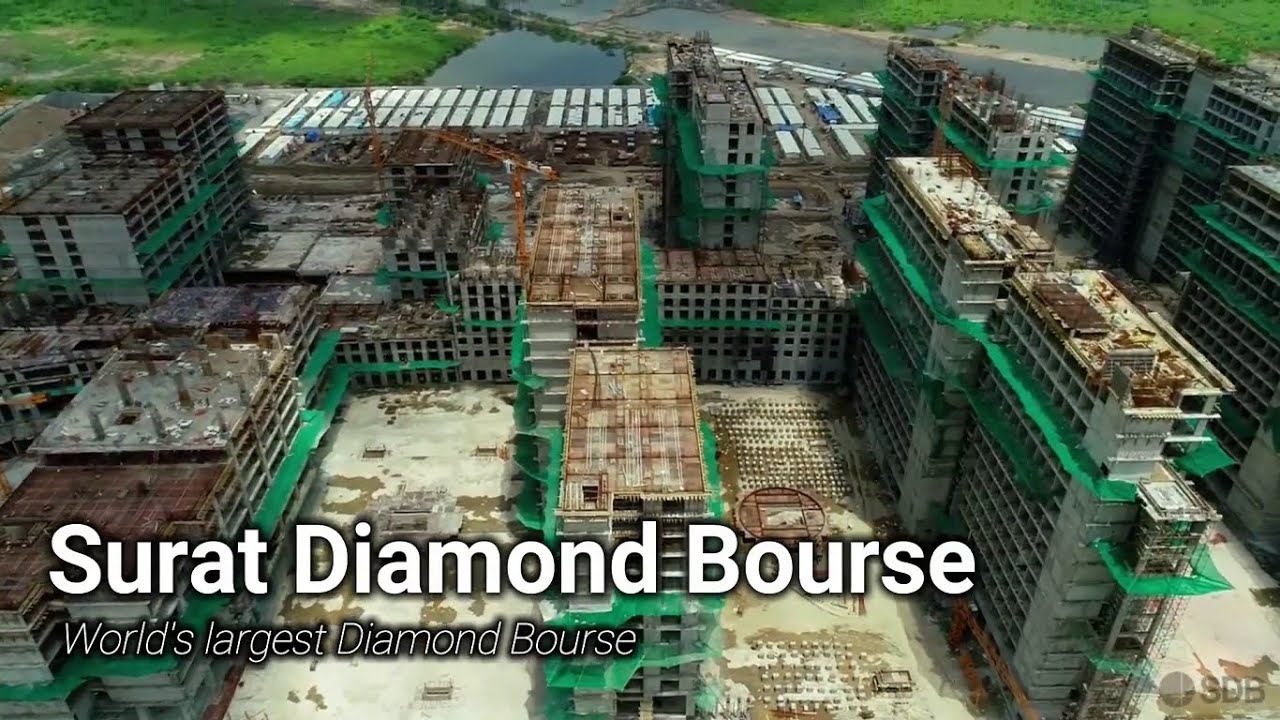India is constructing World's biggest Diamond Bourse - YouTube