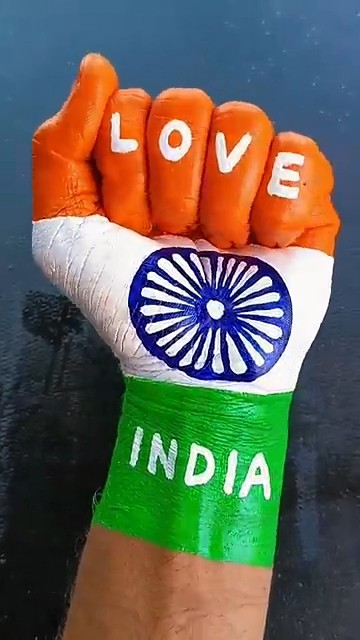 Tiranga in hand 🧡🤍💚 #india #triranga #tricolor #crafts - YouTube