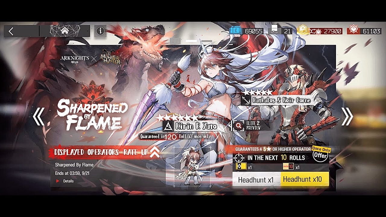 Arknights - Sharpened By Flame Banner [Kirin R Yato Banner Pulls] - YouTube