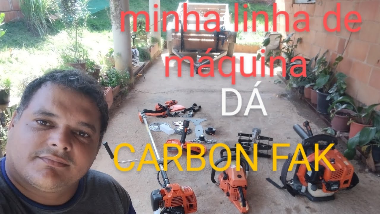 MINHA LINHA DE MÁQUINA DA CARBON FAK - YouTube