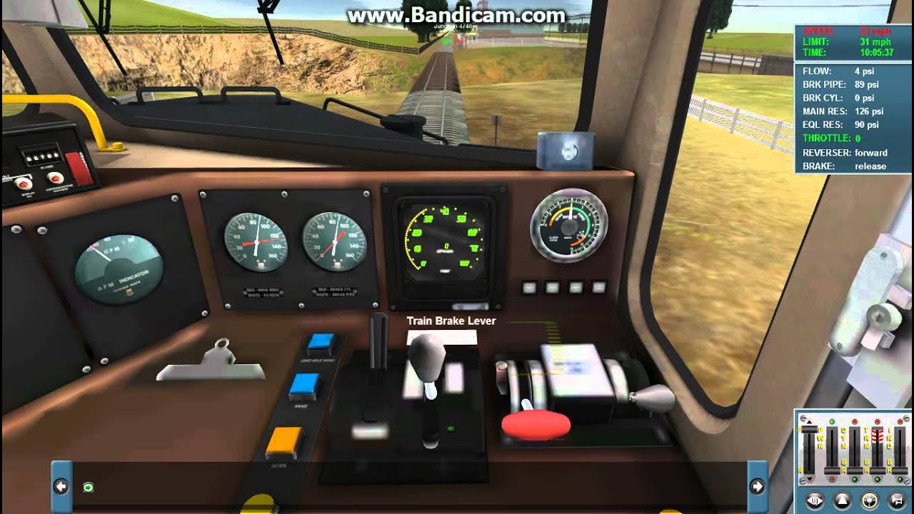 Jointed Rail FREEWARE C44-9W demo - YouTube