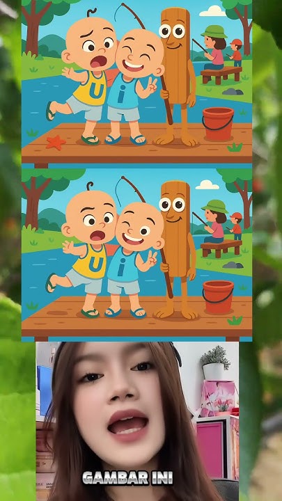 Upin Ipin tung tung sahur | Silvia arinda kuis | Perbedaan gambar part 1 | #shorts - YouTube