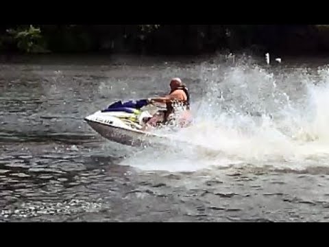 1998 SEADOO GS 720 & 1997 POLARIS SLTX 1050 PLAYING - YouTube