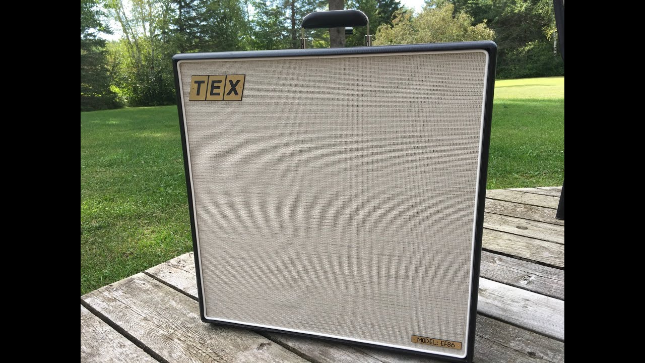 Tex Amps Model EF86 Amplifier - YouTube