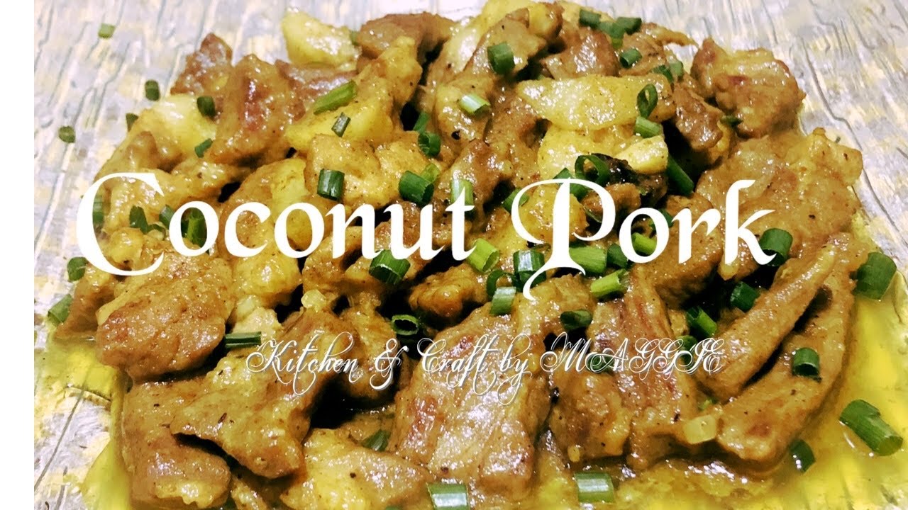 Coconut Pork With Turmeric And Curry Sauce My Own Version | Kitchen ...