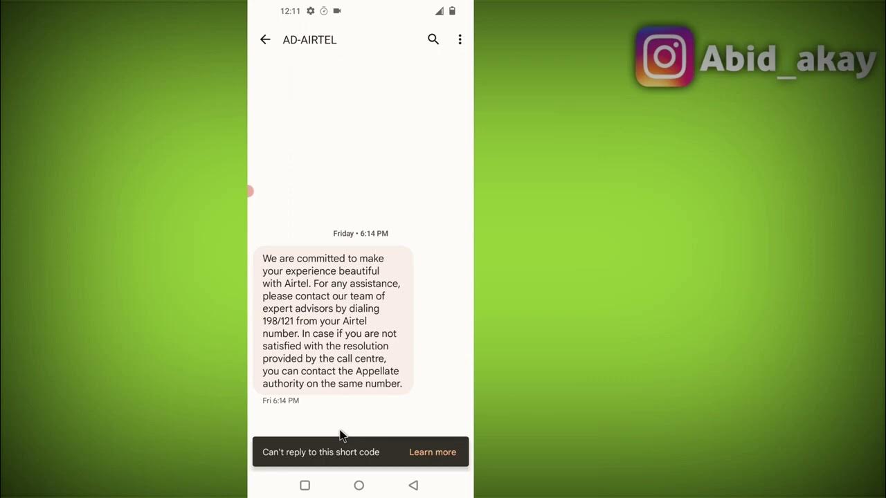 Can’t Reply to this Short Code Oneplus Message problem - YouTube