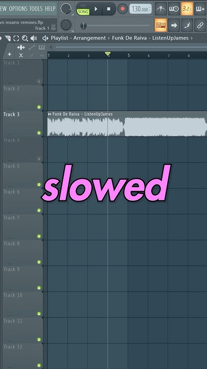 HOW TO CREATE SPED UP AND SLOWED DOWN REMIXES ON FL STUDIO! #flstudiotutorial #flstudio - YouTube