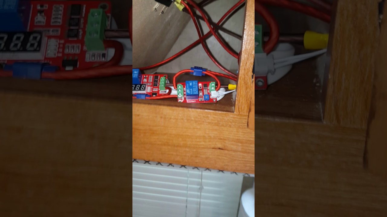 FRM01 timer LCRM01 photocell relays automatic rv awning closer - YouTube