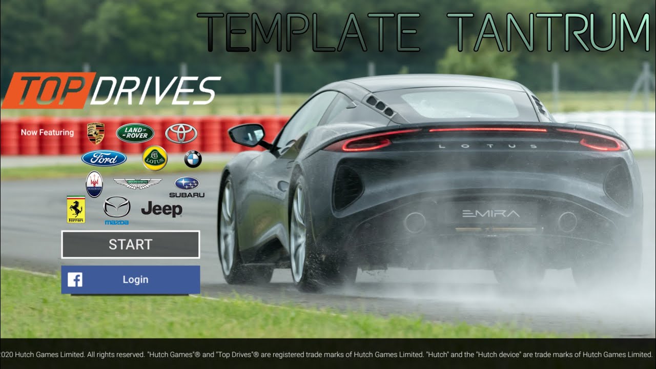 Top Drives Template Tantrum Collab Custom Update! (Top Drives Custom ...