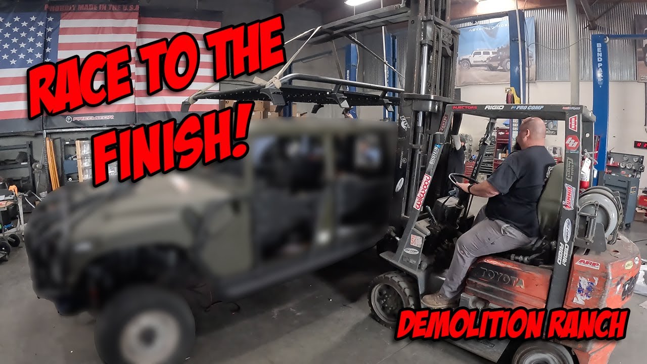 Final Stretch on @DemolitionRanch Hummer– Will We Make the Deadline ...