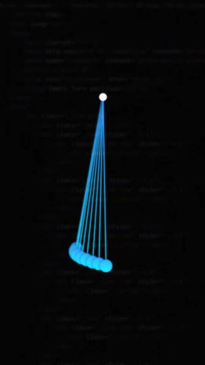 Physics animation using HTML CSS - no Talking - YouTube